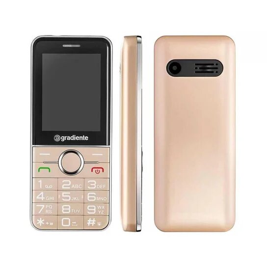 Celular Gradiente GSM Vibe.205D Dual Chip 2,4” Dourado