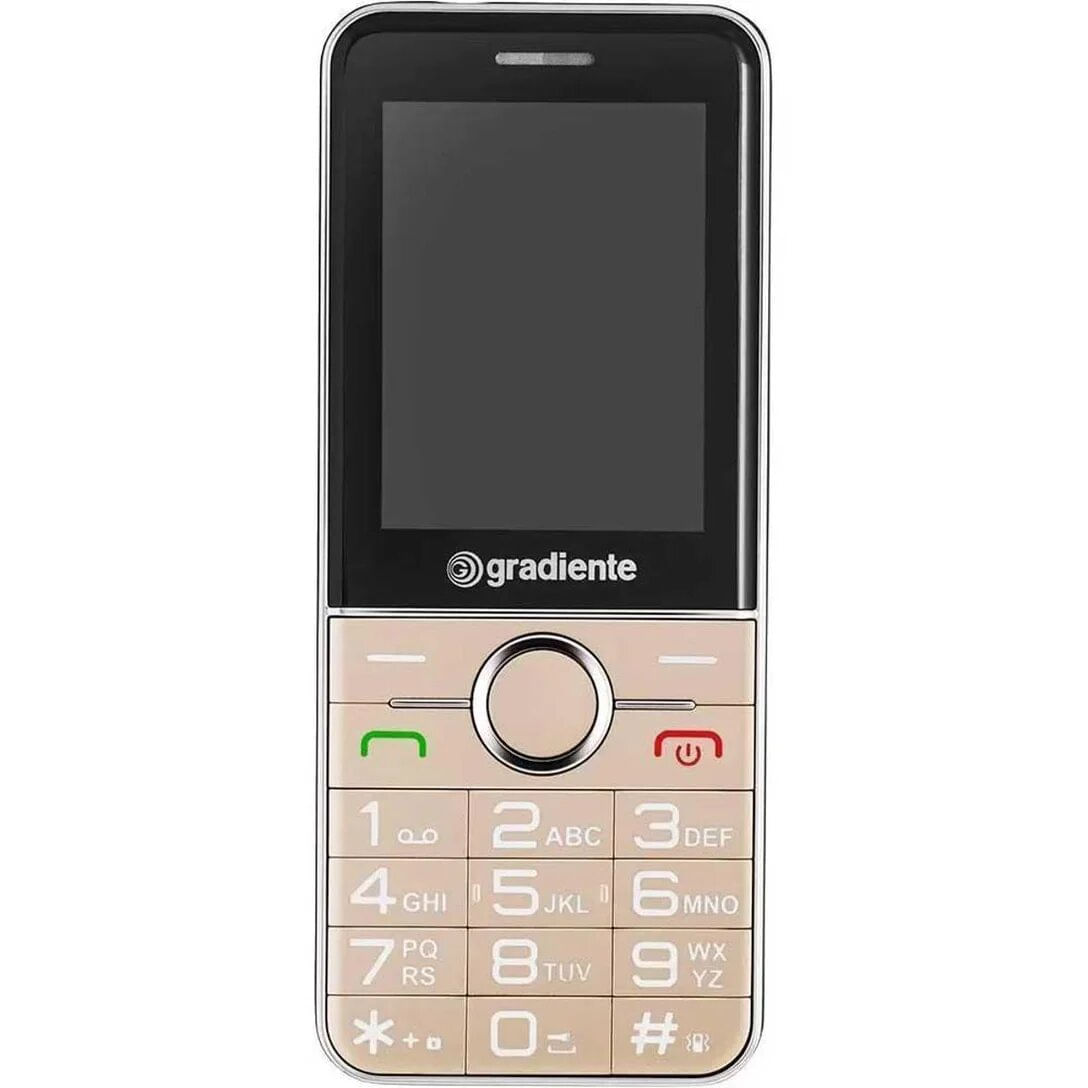 Celular Gradiente GSM Vibe.205D Dual Chip 2,4” Dourado