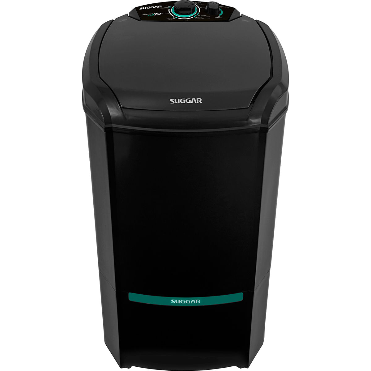 Tanquinho Lavamax Eco Suggar 20kg Semiautomática Preto