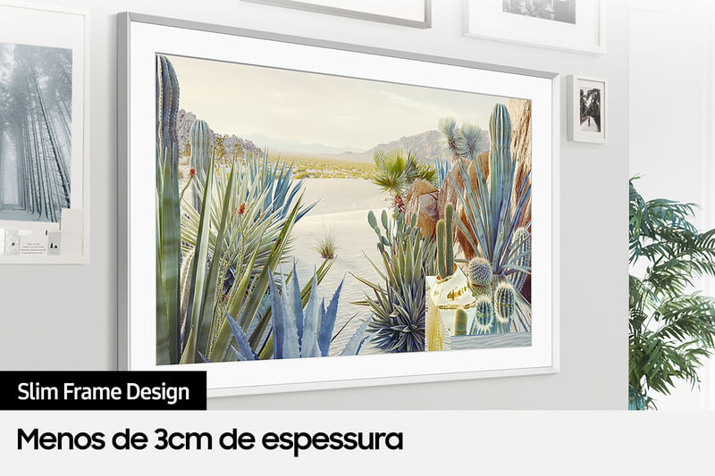 Samsung Smart TV 32 QLED Full HD The Frame Tela Matte com Quantum HDR ...