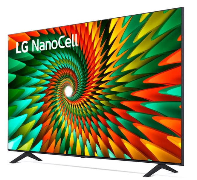 Smart TV LG NanoCell 65” 4K com GeforceNow, Alexa, Apple Home Nano77SRA