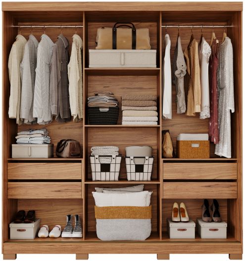 Guarda-Roupa Panan Búzios 3 Portas com Espelho: O móvel perfeito para ...