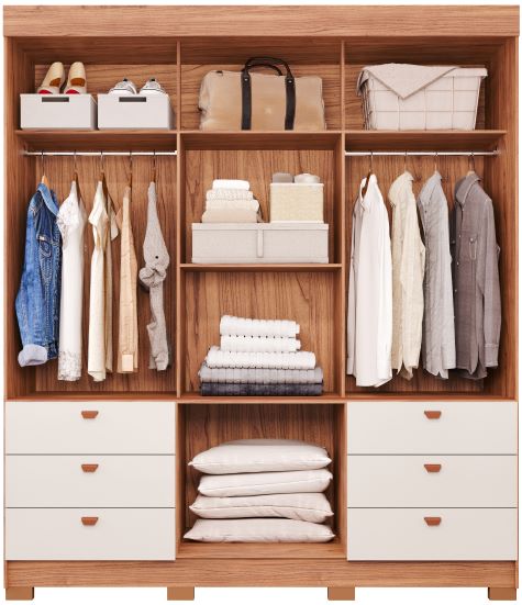 Guarda-roupa Panan Alice: espaço e organização para toda a sua família