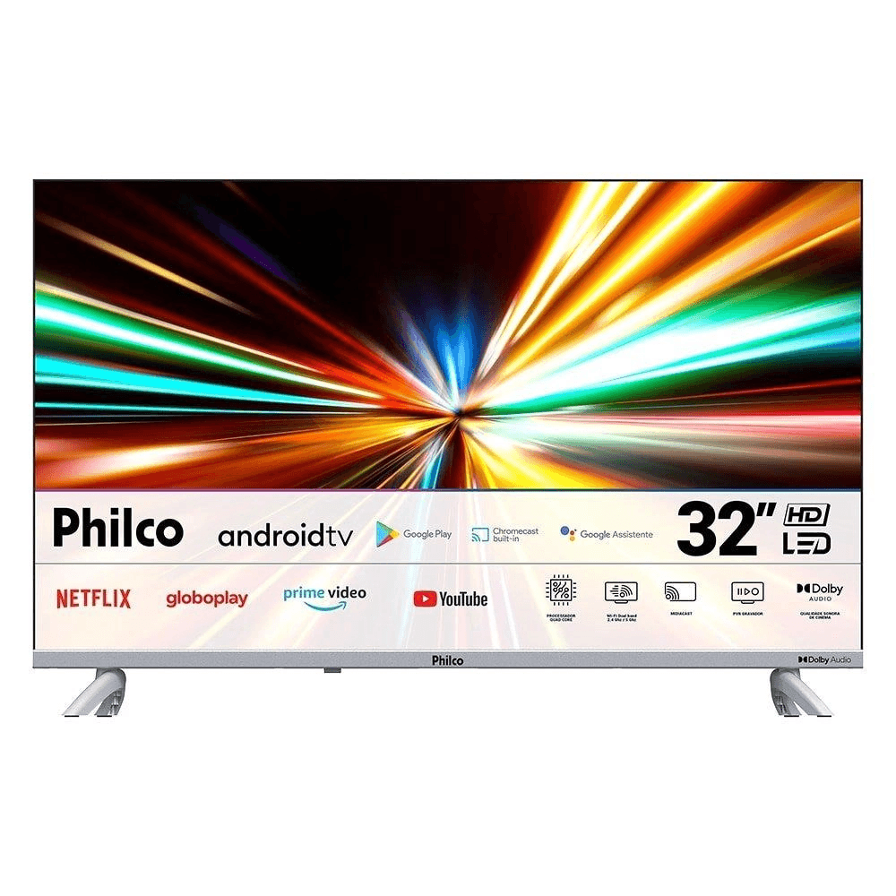 Smart TV 32” Philco Led PTV32G23AGSSBLH Android TV