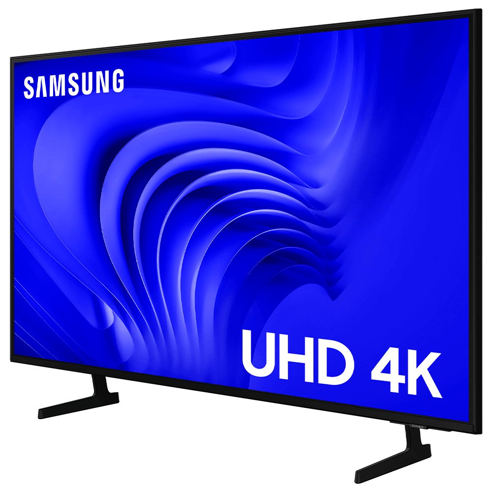 Smart TV 55" Samsung UHD 4K DU7700 com Gaming Hub e Assistentes de Voz