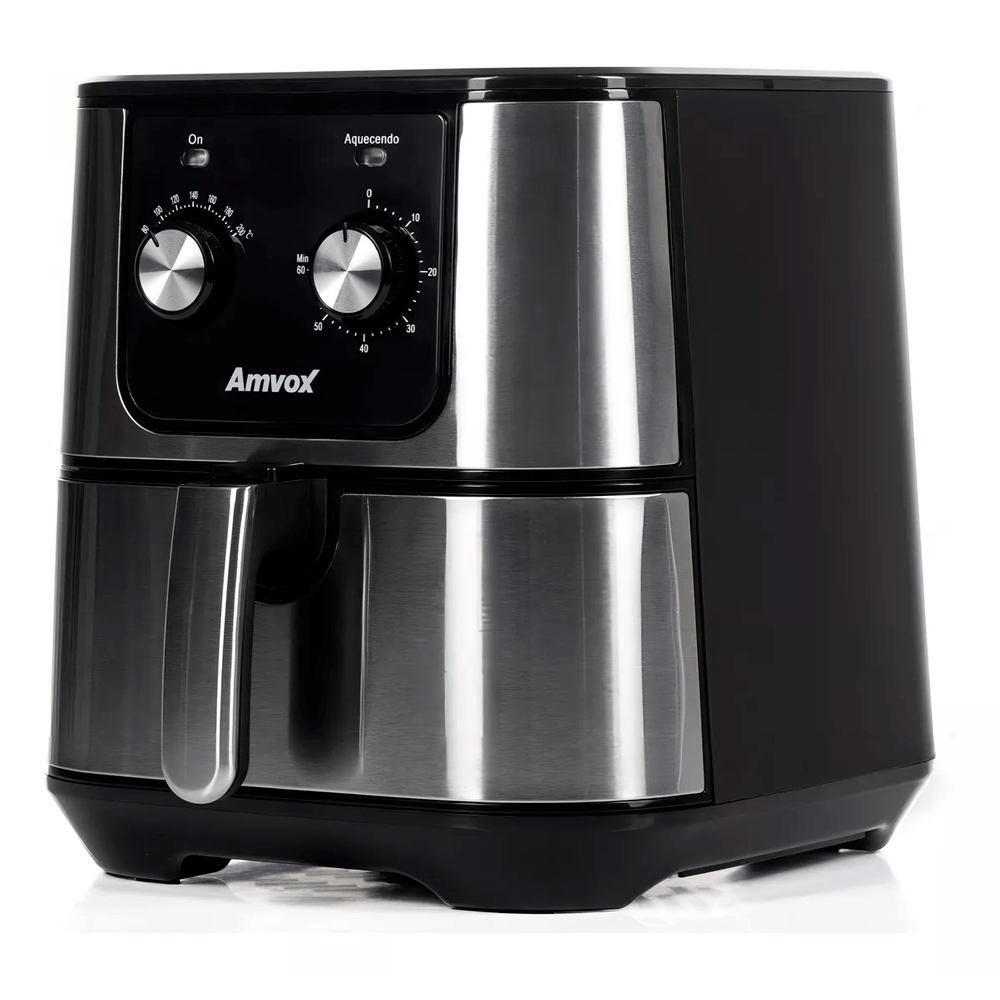 Fritadeira Air Fryer Amvox 7 Litros 1700W Inox AFR1255