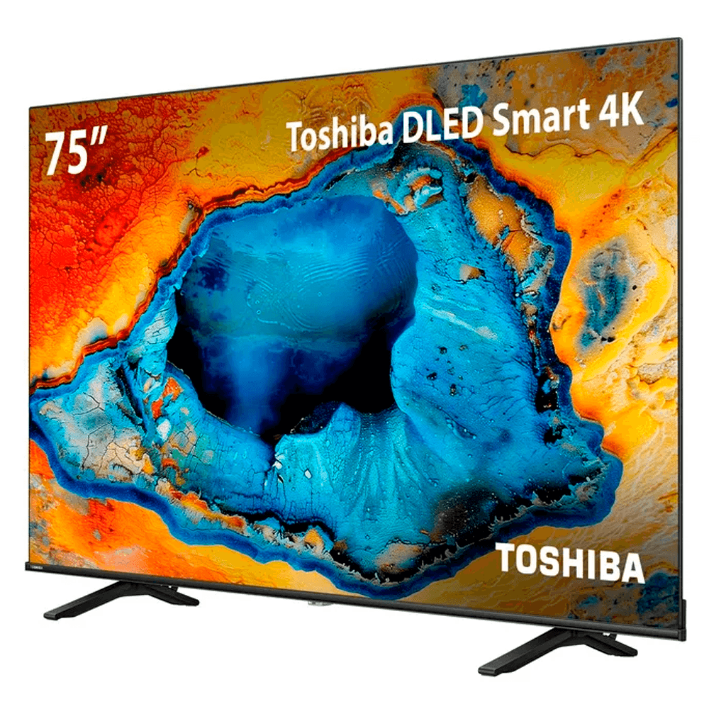Smart TV 75" Toshiba DLED 4K Dolby Audio TB033M